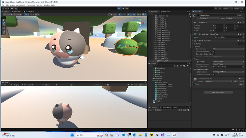 [Unity - Hide and Seek] 플레이어 움직임 구현하기