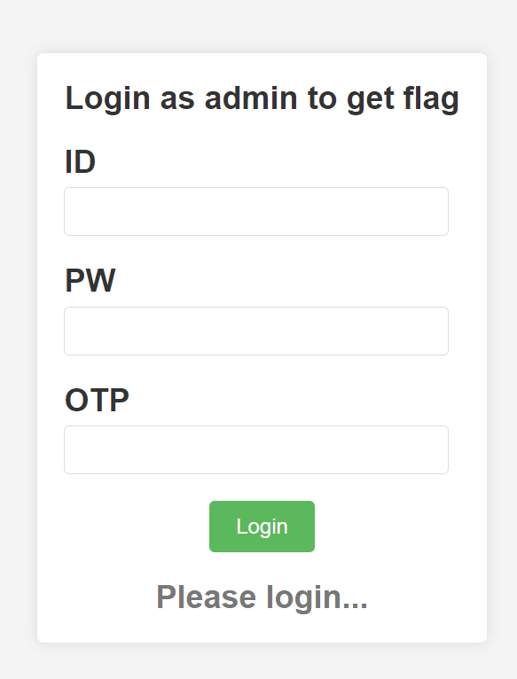(CTF 출제)DreamHack - Easy Login — 끄적끄적