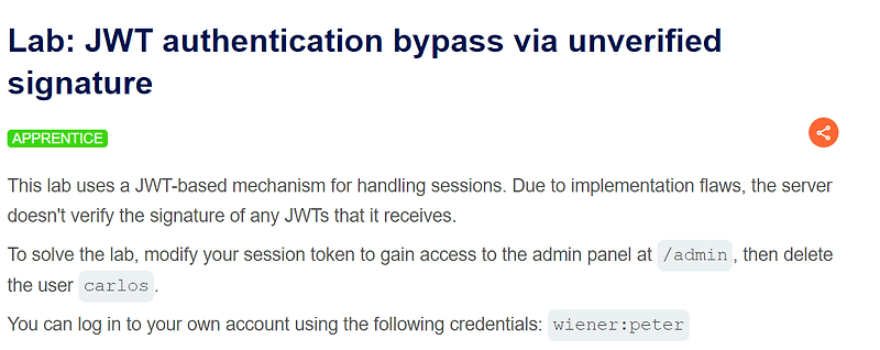[PortSwigger Lab] JWT Attacks Lab 문제 풀이 모음