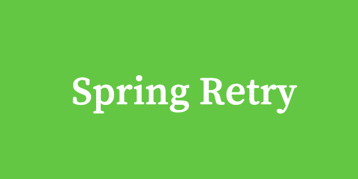Spring - Retry