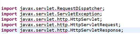 the import javax.servlet.RequestDispatcher cannot be resolved 문제해결