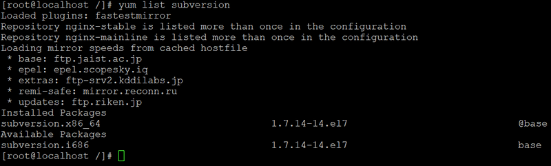 CentOS 7에 Subversion(SVN) 설치하고 저장소 만들기 :: 스마일데이