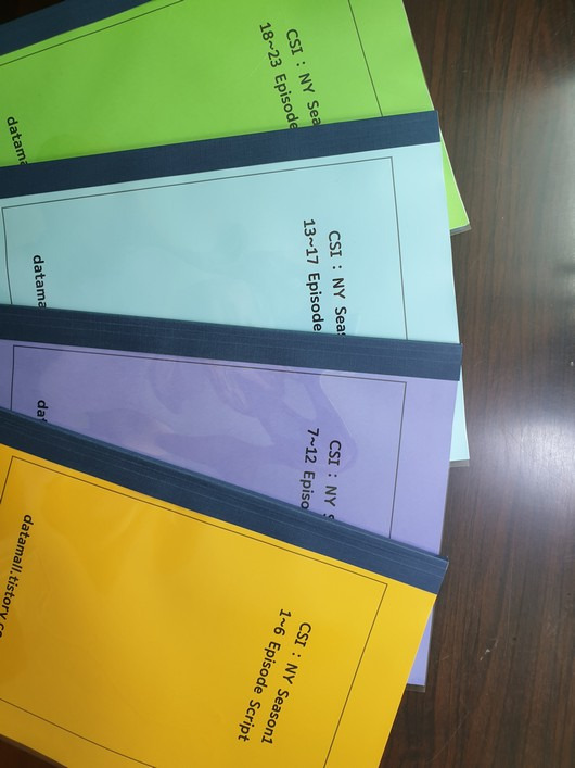 영화/미드대본(Movie Script) 자료 몰 :: CSI NY CSI 뉴욕 시즌1 미드영어대본 제본