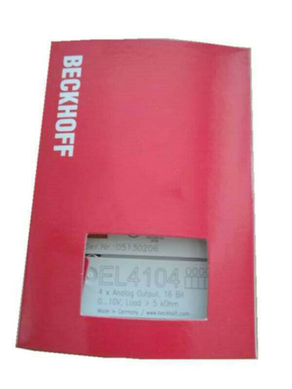 [수입판매] BECKHOFF EL4104 Ethercat-Terminal 벡호프