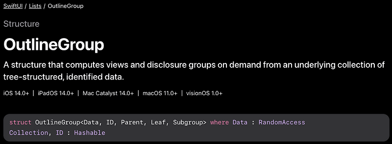 [SwiftUI] OutlineGroup과 DisclosureGroup의 차이점 — Semincolon