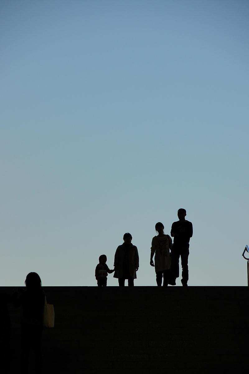 용산 가족공원 - 날씨 좋은 날에는 실루엣이 멋지다 - 소니 A500