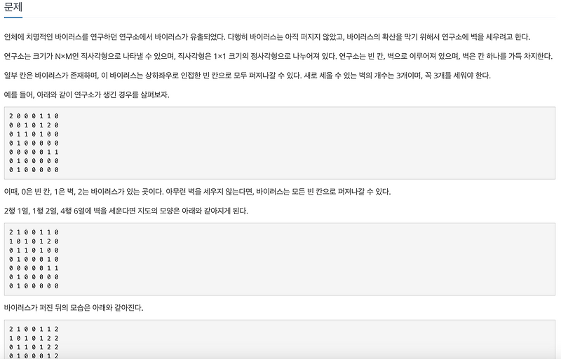 Java - [BOJ]14502 - 연구소 — PlatinumeOlive