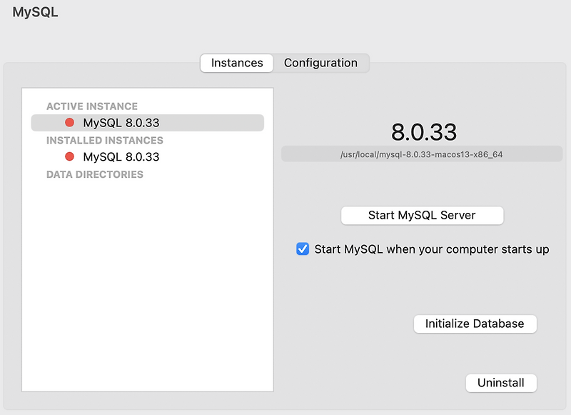 [macOS] MySQL, MairaDB 동시에 설치하고 실행하기