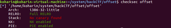 [HackCTF] offset