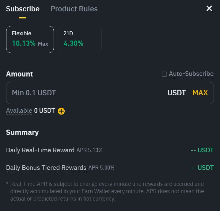 바이낸스의 Simple Earn에서 다음 항목은 뭘까? Daily Real-Time Reward , Daily Bonus ...