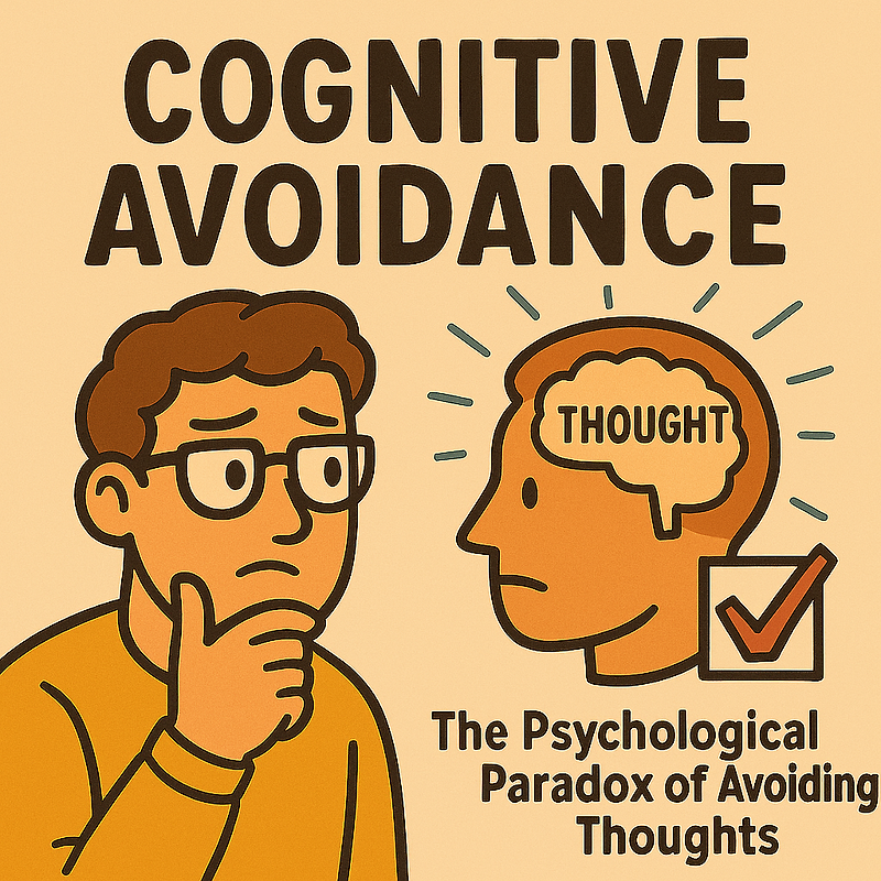 인지적 회피(Cognitive Avoidance)의 심리학: 생각을 피하려는 마음이 만들어내는 심리적 역설