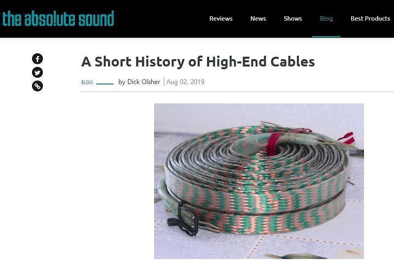 A Short History of High-End Cables