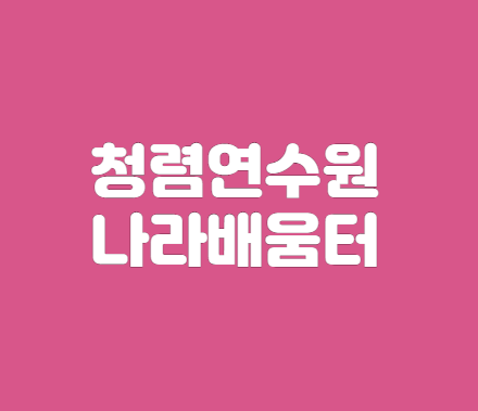 청렴연수원 나라배움터 홈페이지 (acti.nhi.go.kr/)