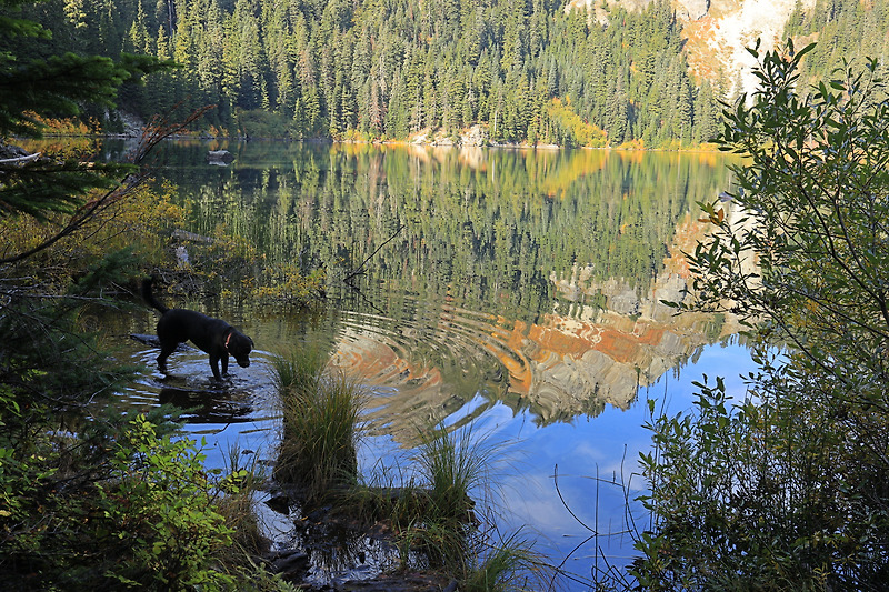 거울호수, Mirror Lake via PCT