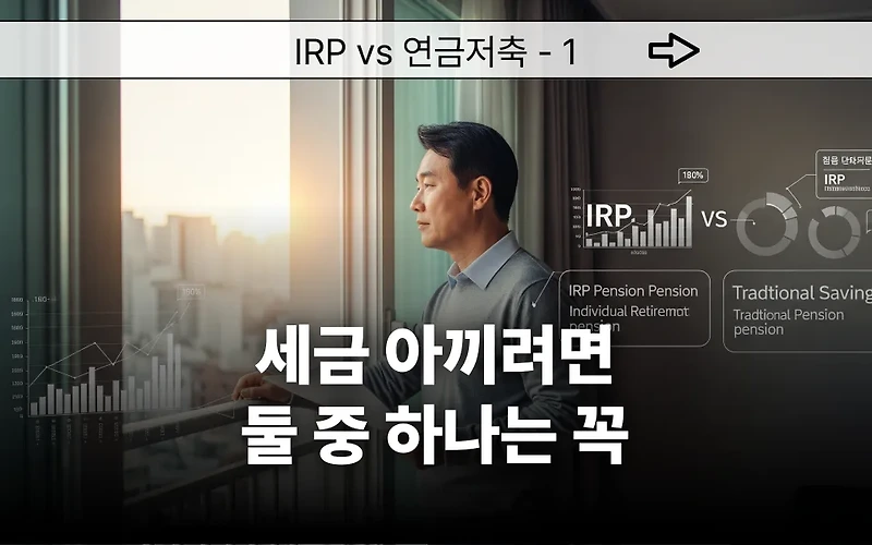 연금저축 vs IRP, 무엇을 먼저 시작해야 할까? 세금 환급 핵심 포인트 3가지