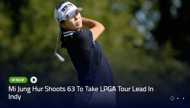 LPGA 허미정 버디9개 쓸어담고 시즌2승노린다..인디 우먼 테크(IWiT) 챔피언십 1라운드 결과..박성현 2연패 도전