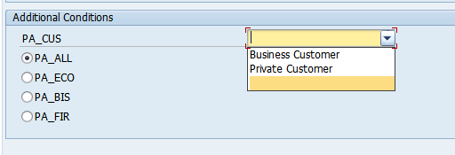 [ABAP] SELECTION SCREEN에서 LISTBOX와 WHERE절
