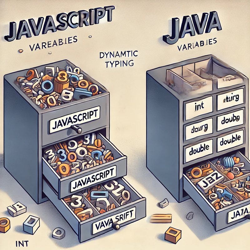 [Java] 변수 종류 크기 선언방법 규칙 feat. JS