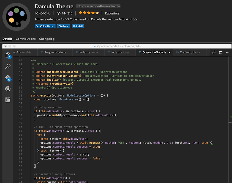 [Theme] Darcula Theme :: 자몽아이스티맛의 기술 블로그