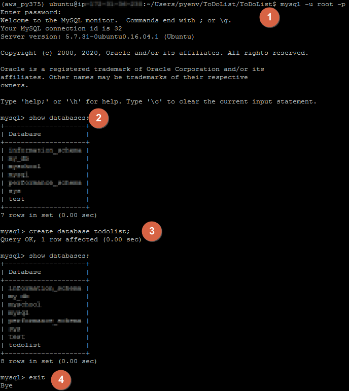 Django Mysql database 만들기