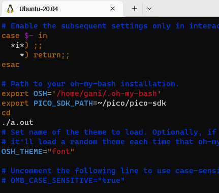wsl bash 열 때마다 LifeGoal 띄우기 by PICO