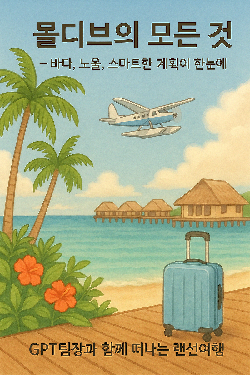 GPT팀장과 함께 떠나는 몰디브 실전 여행 가이드