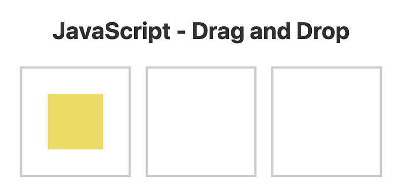 [Javascript] 자바스크립트 드래그 앤 드롭 draggable