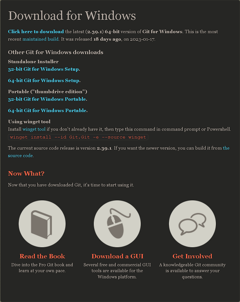 git · node.js · vscode 설치하기