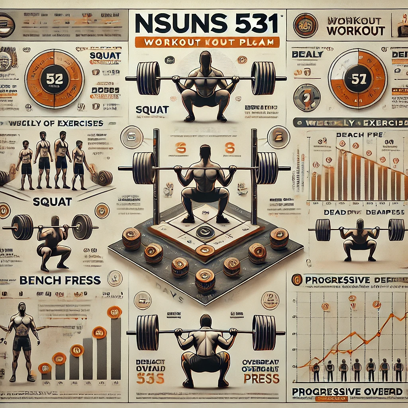 NSUNS 531 프로그램 가이드: 근력과 근비대를 동시에!