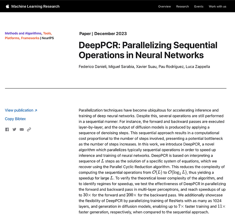 DeepPCR : Parallelizing Sequential Operations in Neural Networks 리뷰