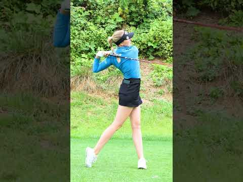 LPGA BMW 2023 롱다리 미녀 올리비아 코원의 드라이버 샷! 하체가 예술입니다!