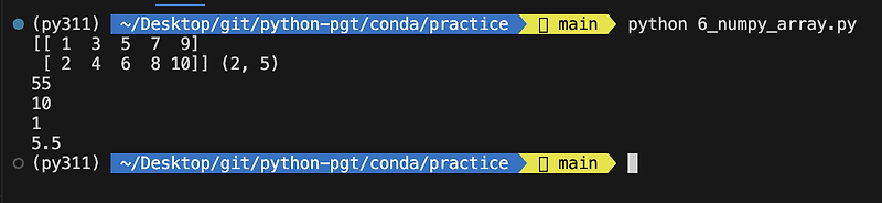 [Python] Numpy 모든 요소의 max, min, sum, mean 구하는 방법 — 과거의 나를 위해