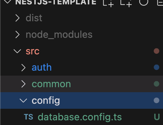 [nestjs] DB연결을 위한 설정(config모듈 패키지, TypeORM 사용)