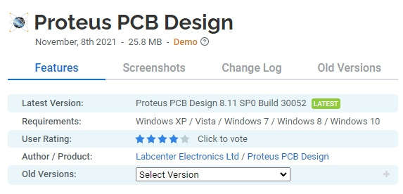 Proteus PCB Design 무료 다운로드