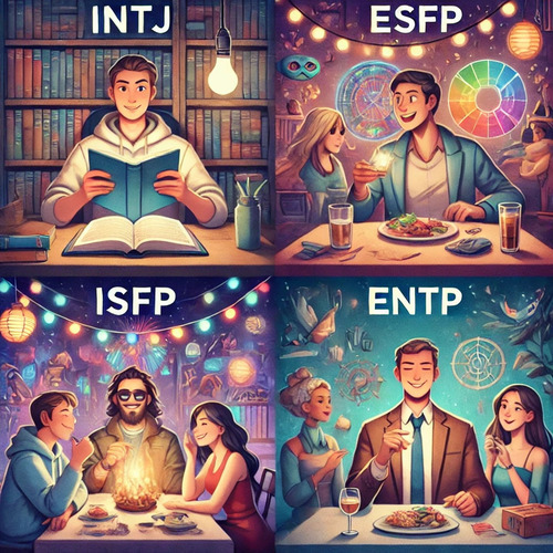 MBTI 유형별 선호하는 데이트 스타일: INTJ, ESFP, ISFJ, ENTP