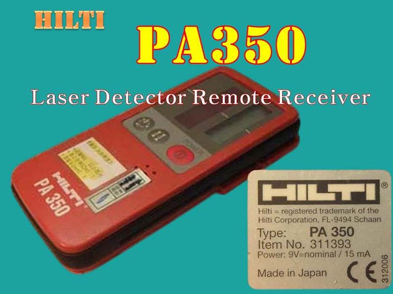 힐티 PR60 레이저 검출 원격 수신기 Laser Detector Remote Receiver 311393 PA-350 PR ...