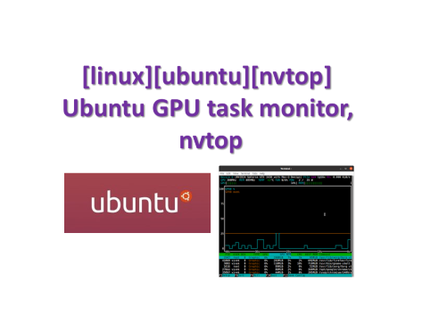 [linux][ubuntu][nvtop] Ubuntu GPU task monitor, nvtop