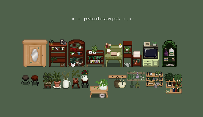 [CF] Pastoral green pack