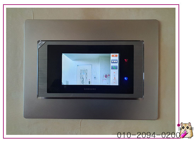 삼성인터폰교체/인천 서구 금곡동 하나아파트 삼성비디오폰SHT-3527XA교체설치입니다