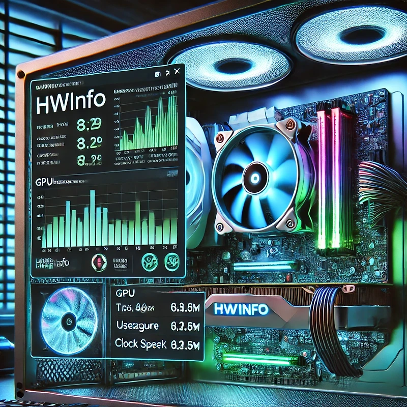 HWINFO를 이용한 GPU 전압, 온도, 사용량 지표 확인