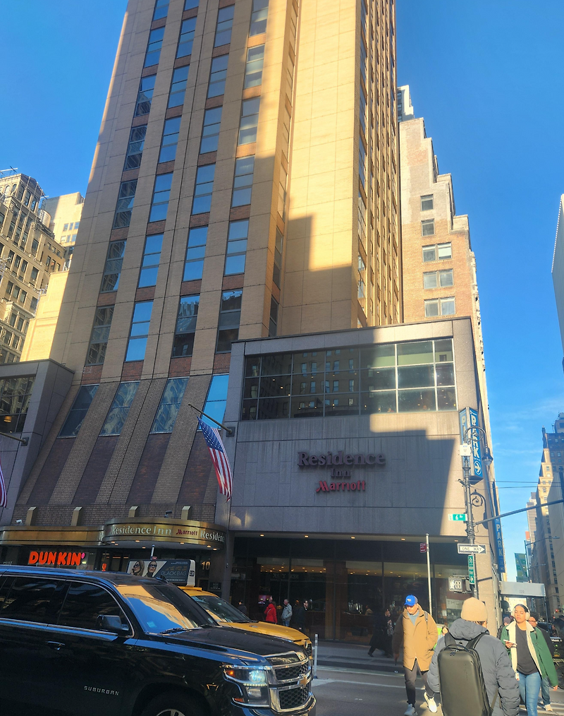 뉴욕 Residence Inn New York Manhatten/Time Square 호텔 후기