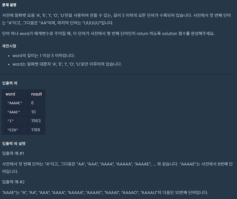 [Lv.2] 모음사전 : Java