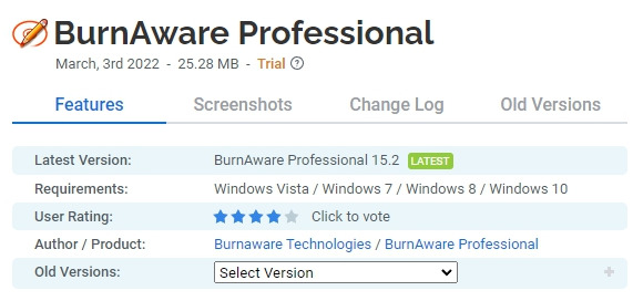 BurnAware Professional 무료 다운로드