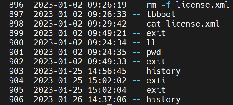 [Linux] DB 서버 재기동