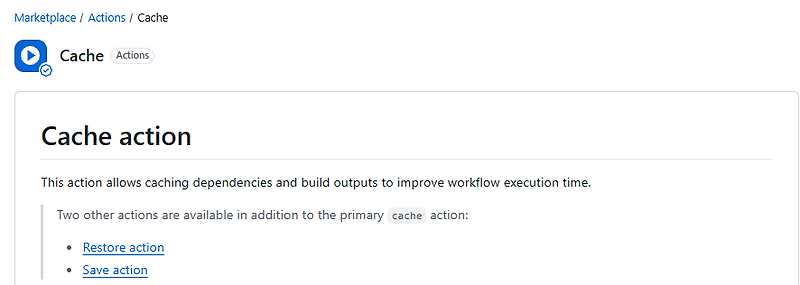 GitHub Actions 의존성 캐싱하기