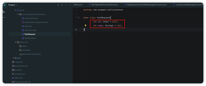 [kotlin] Invaliddefinitionexception Cannot Construct Instance Of `xxx` No Crea 민덕이의 개발노트