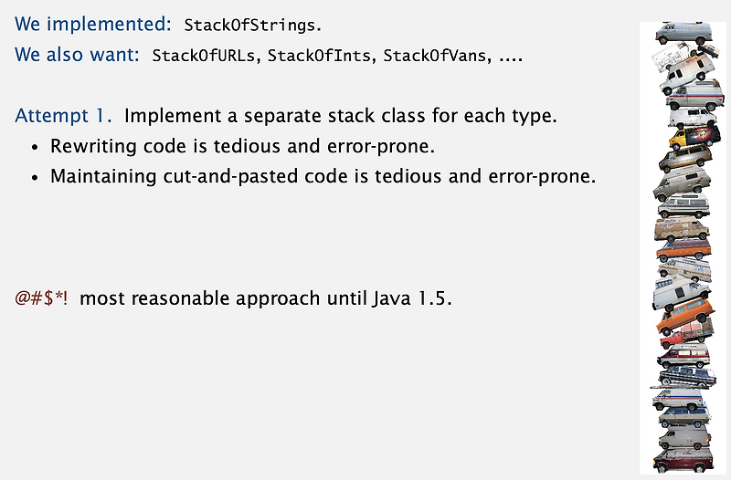 Stacks and Queues(4) : Generics - 코딩 일기