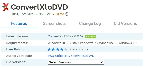 ConvertXtoDVD 무료 다운로드