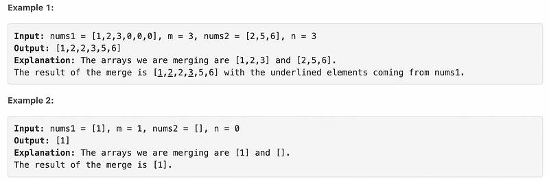[LeetCode] Merge Sorted Array (Python)