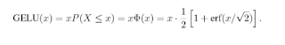 Python - Gaussian Error Linear Unit (GELU) 수식 - 코드